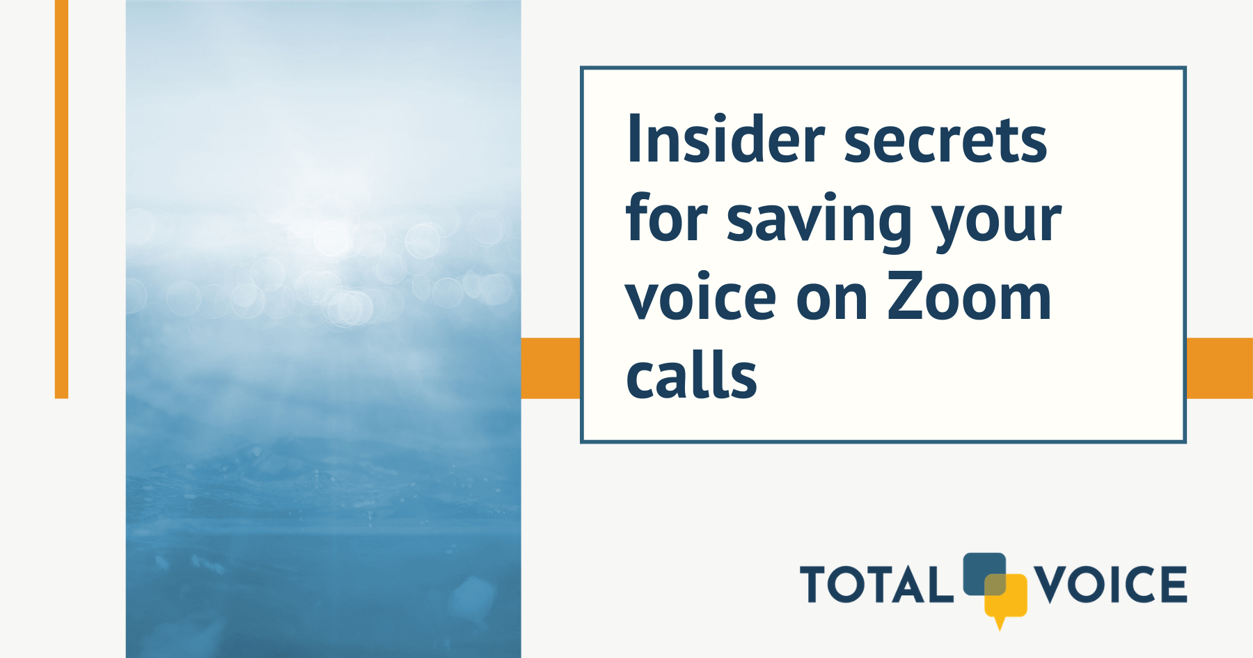 Insider secrets for saving your voice on Zoom calls – Total Voice